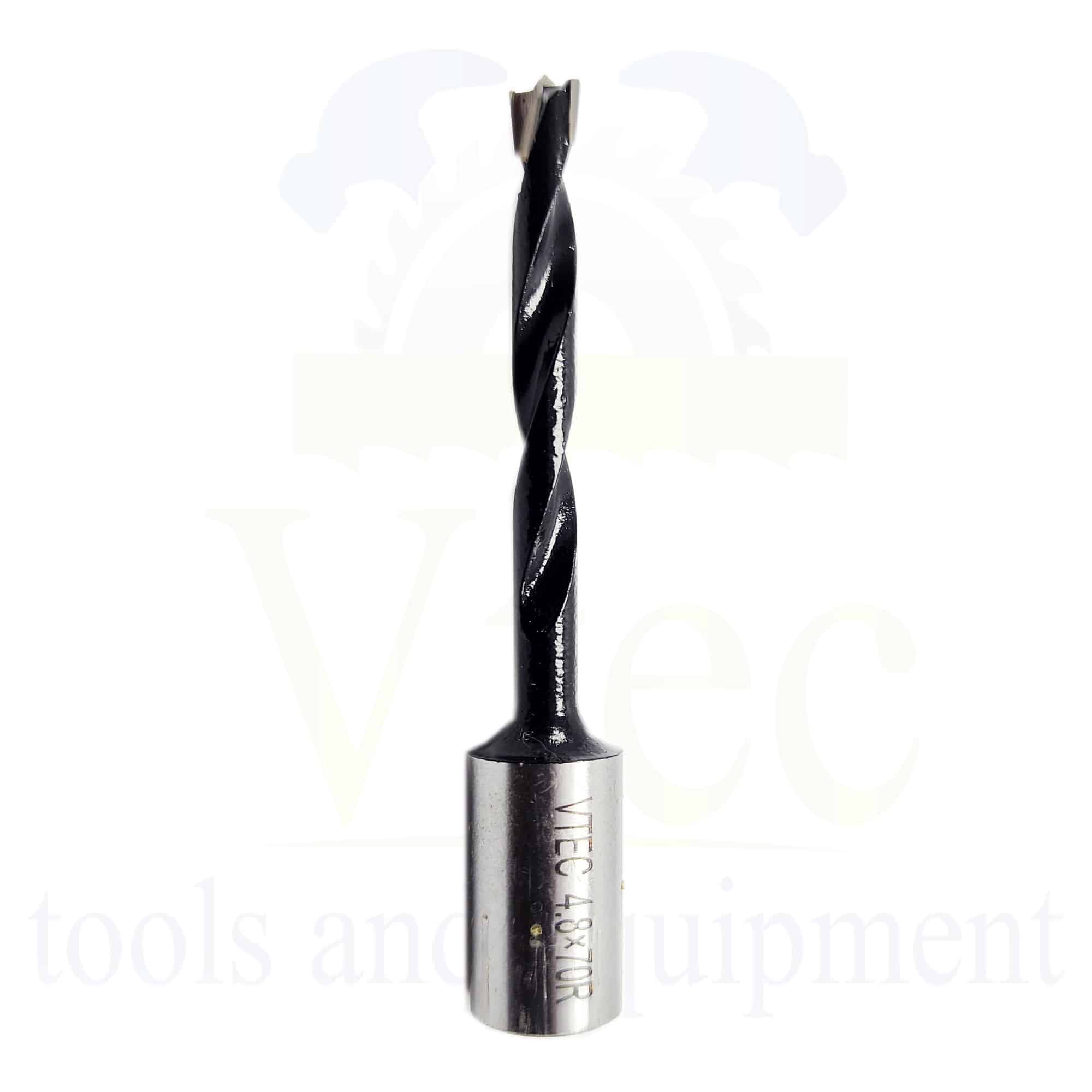 Dowel Drilling Bit (right hand) 4.8mmx70mm | VTEC Tools
