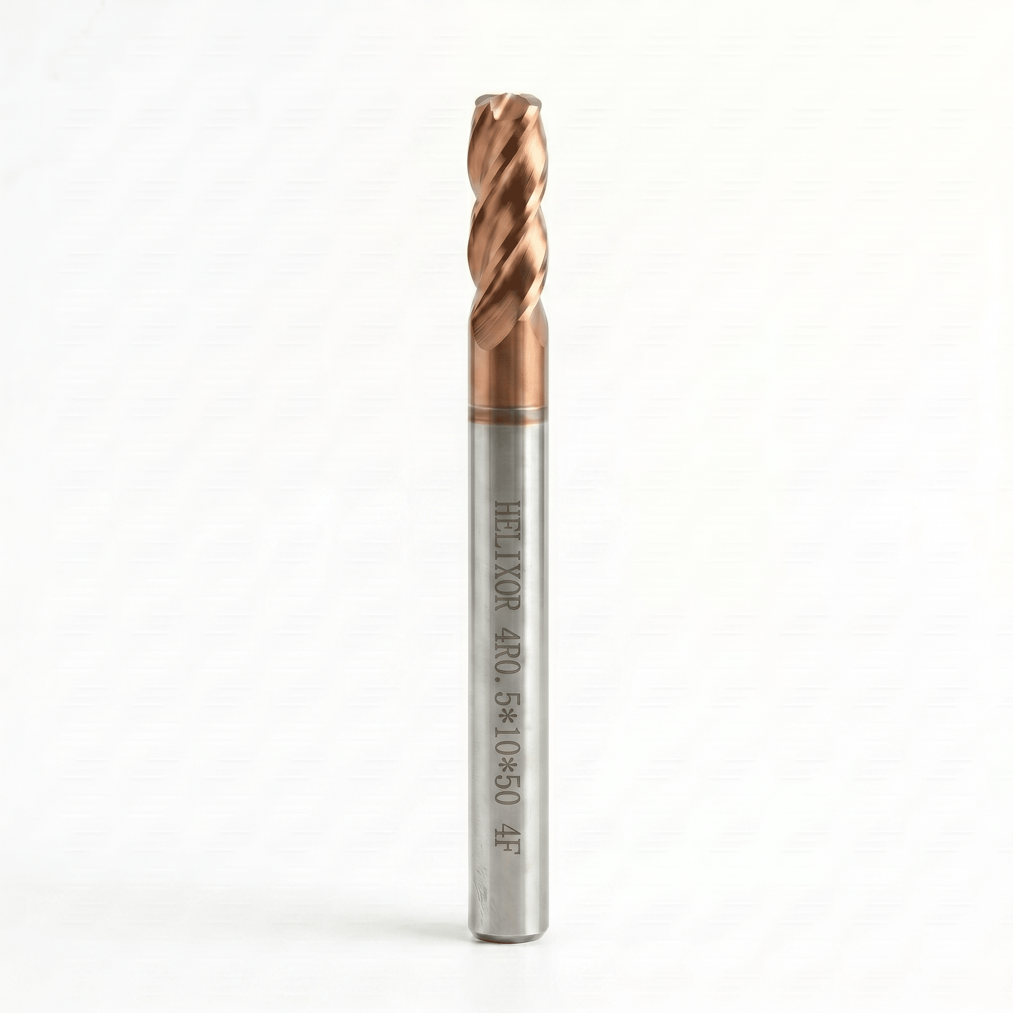 HX55 4mm 4 Flute R0.5 Corner Radius End Mill – VTEC Tools